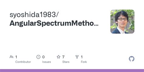 Github Syoshida1983angularspectrummethodjl