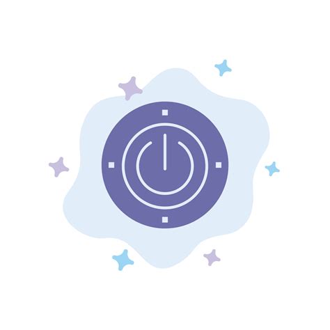 Electricity Energy Power Computing Blue Icon On Abstract Cloud Background 13178145 Vector Art At