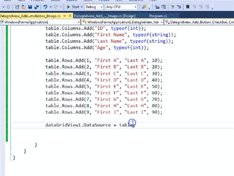 فیلم آموزش افزودن Combobox و چک باکس و عکس در Datagridview با سی شارپ