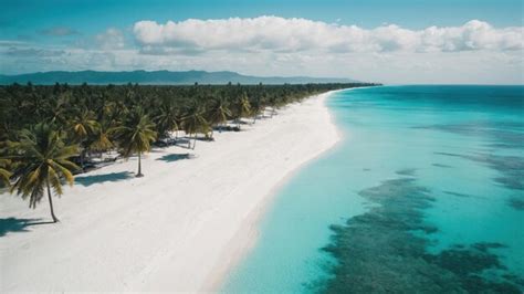 Premium Photo Ai Generated Aerial Symphony Captivating Beach Beauty