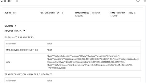 Json Fragmenter Works Fine In Fme Workbench But Throws An Unexpected