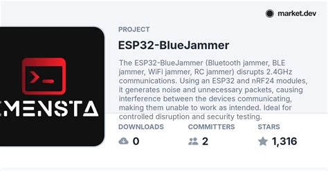 esp32 bluejammer ecosystem directory market dev