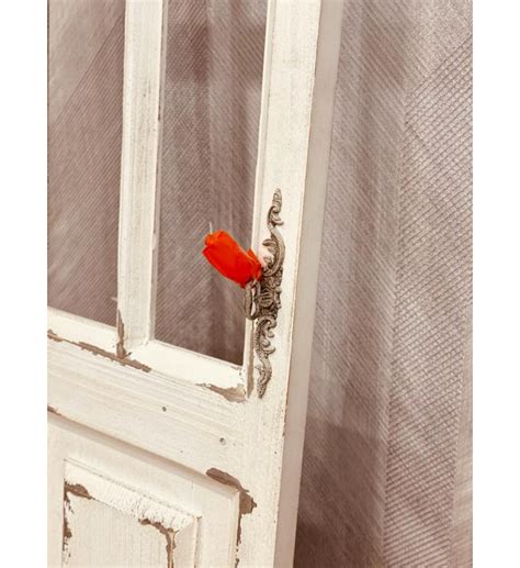 باب ديكور شكل شباك خشب ريفي مقاس 22031 سم