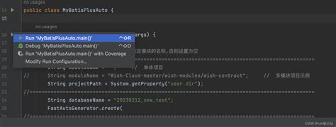 【超好用】自定义的mybatis Plus代码生成器mybatisplus代码生成器自定义 Csdn博客