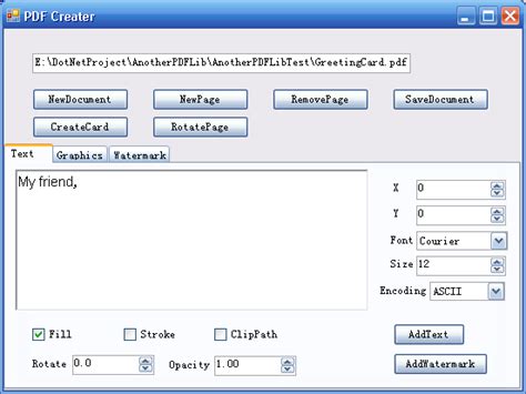 Another PDFLib Part Show Text And Draw Graphs CodeProject