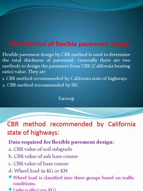 Cbr Method Of Flexible Pavement Design Pdf Road Surface Civil Engineering