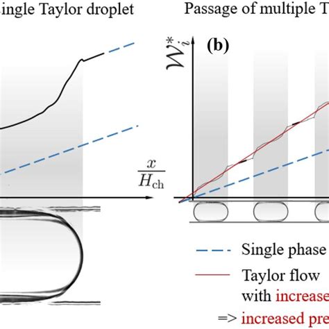 qualitative sketch comparing the viscous dissipation of a single phase