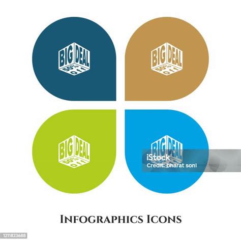 모든 목적을 위한 빅 딜 벡터 일러스트 아이콘 4 가지 배경에 격리 가격에 대한 스톡 벡터 아트 및 기타 이미지 가격 감소 계절 Istock
