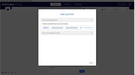 Missing Connect Octoprint Button · Issue 228 · Fieldofviewcura