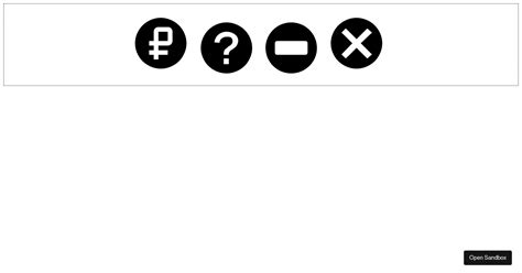 React Icons Arrangement Codesandbox