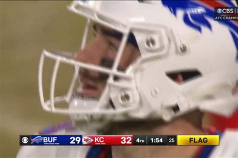 Cbs Makes Colossal Flag Blunder At Important Chiefs Bills Moment