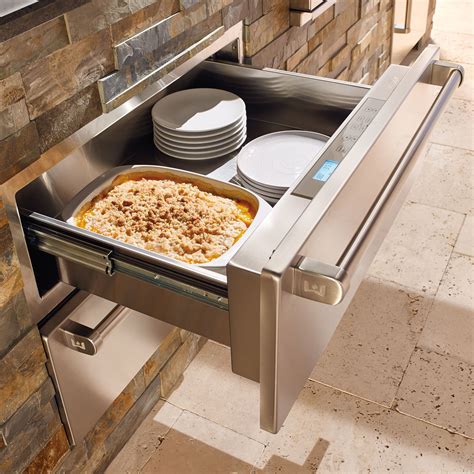 Wolf Outdoor Integrated Warming Drawer Luxury Outdoor Living