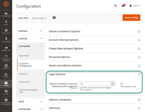 How To Configure Customer Accounts In Magento