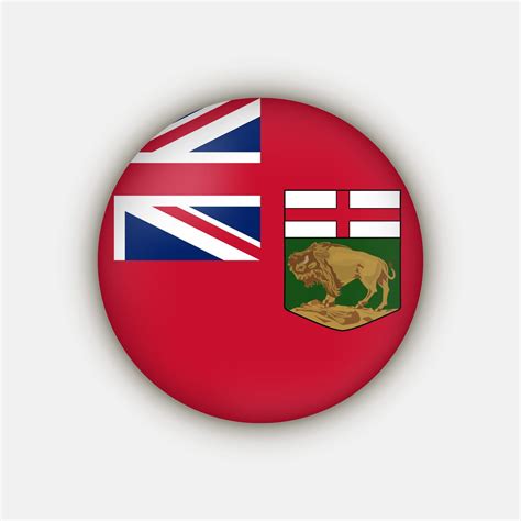 Manitoba Flag Province Of Canada Vector Illustration 20244514 Vector