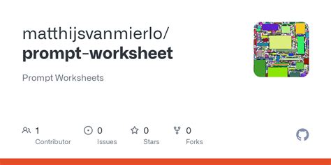 Prompt Worksheetindexhtml At Main · Matthijsvanmierloprompt Worksheet · Github
