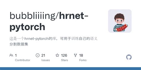 Github Bubbliiiing Hrnet Pytorch Hrnet Pytorch