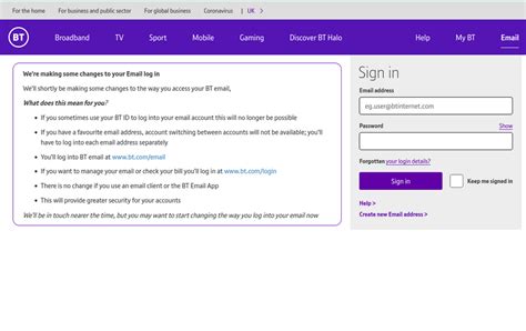 solved unable to log in to email help page 6 bt community