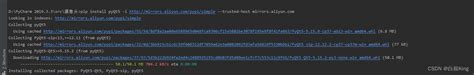 已解决warning pyqt5安装报错解决 error could not find a version that satisfies