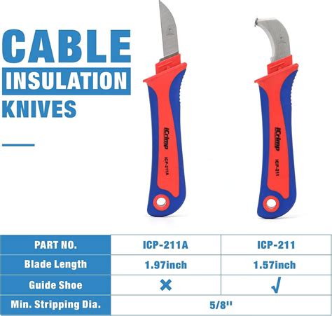 Utility Knife For Cable Skinning Wire Insulation Dismantling Knife — Iwiss Tools