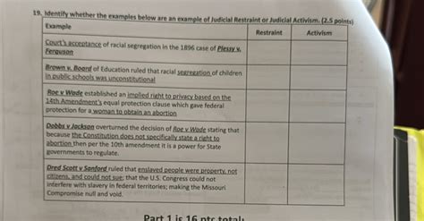 Solved Identify Part 1 Is 16 Nts Total Others