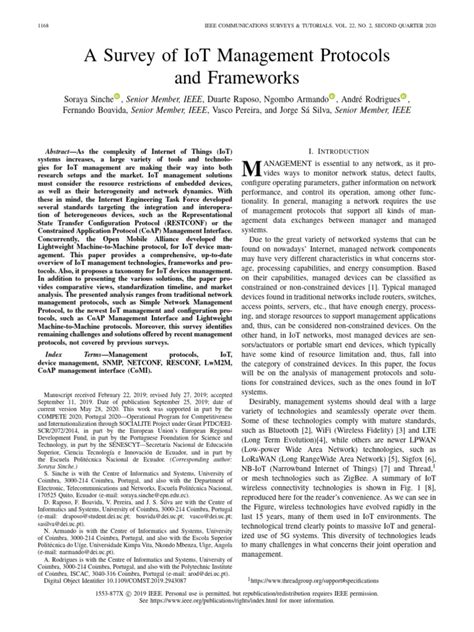 a survey of iot management protocols and frameworks pdf