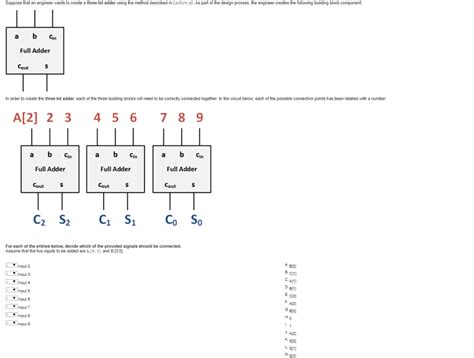 Solved Suppose That An Engineer Wants To Create A Three Bit Chegg