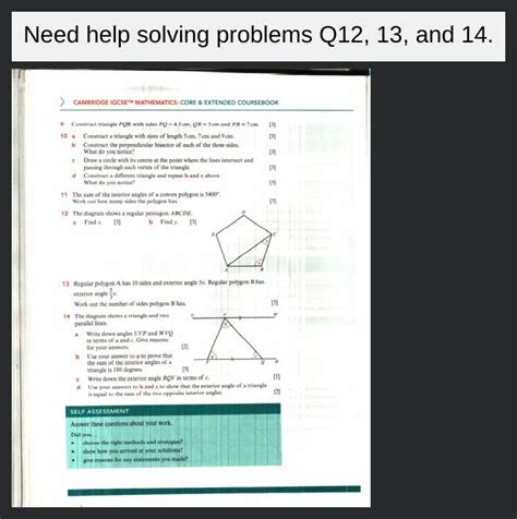 Cambridge Igcsetm Mathematics Core And Extended Coursebook9 Construct