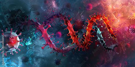 Virus Mutation And Evolution A Timeline Showing The Evolution Of The