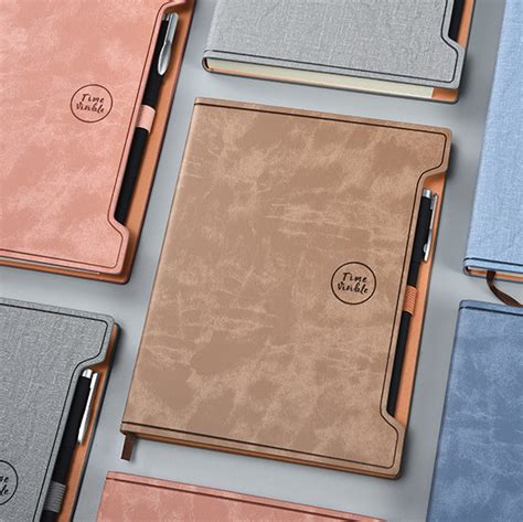 A Notebook With Pen Slot TX PU Leather Notebook Supplier In China