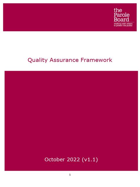 Quality Assurance Framework Qaf Oct 2022 Pdf Governance Quality