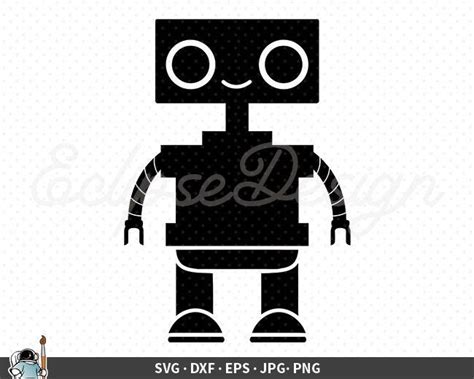 Machine Svg Robot Vector Robot Svg Robot Clipart Robot Cricut Etsy Vector Robot Robot
