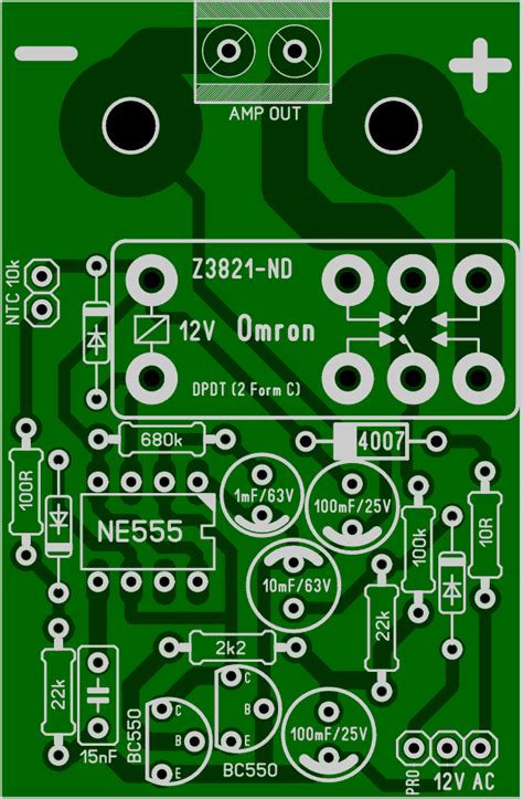 Diy Apex Dc Protect On Ne555 Project Schematic And Komitart Lay6