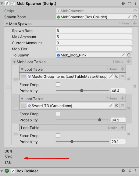Custom Inspector That Calculate Percentage Of Some Values Unity
