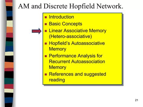 Artificial Neural Network Lecture 6 Associative Memories And Discrete