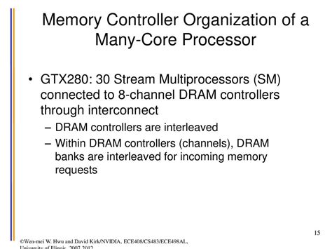 ece408 cs483 applied parallel programming lecture 7 dram bandwidth