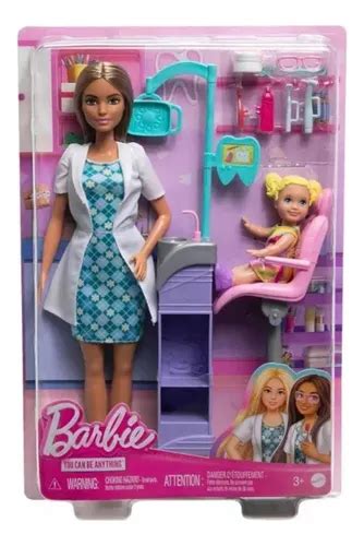 Barbie Dentista Odontóloga Castaña Mattel Meses Sin Interés