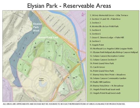 Elysian Park East Section Filmla Reservations