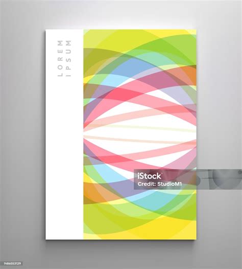다채로운 Transporent 교차 선 동적 효과가 있는 추상적인 배경 브로셔 배너 전단지 또는 프리젠테이션을 위한 3d 벡터 그림 잡지 표지에 대한 스톡 벡터 아트 및