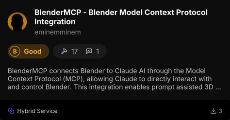 Blendermcp Blender Model Context P · Lobehub