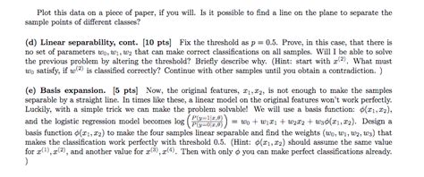 3 Logistic Regression Assume We Have Two Features 2