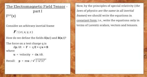 Pdf The Electromagnetic Field Tensor Part I · The Calculus Of Tensors Theorem 4 The