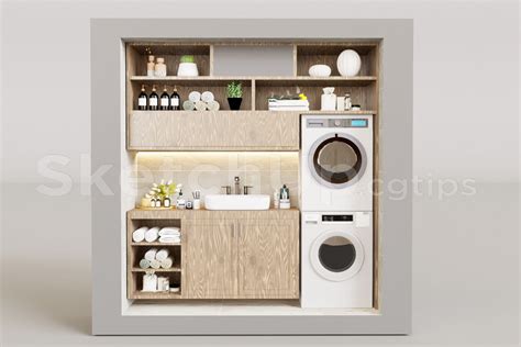 11789 Free Sketchup Laundry Room Model Download