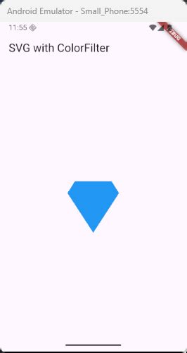Flutter Displaying SVG Images