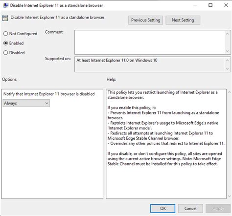 How To Disable Internet Explorer And Redirect To Microsoft Edge Configuration Manager ManishBangia