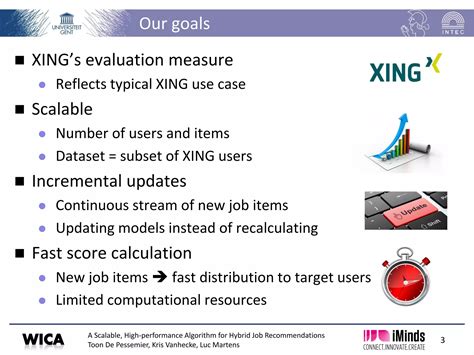 A Scalable High Performance Algorithm For Hybrid Job Recommendations Ppt