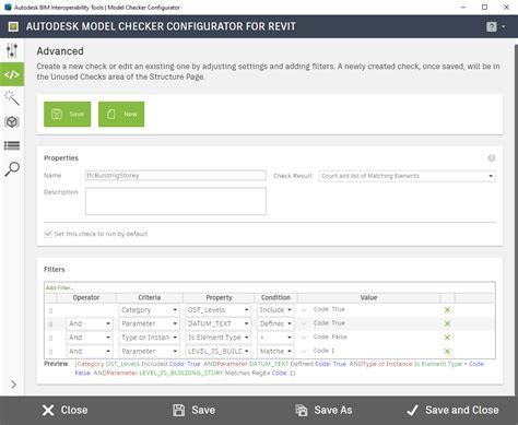 Solved Revit Model Checker List All Levels Defined As Building Story Autodesk Community