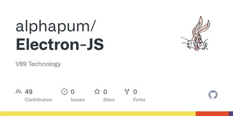 GitHub Alphapum Electron JS V89 Technology