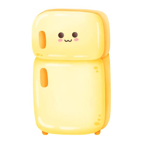 Cute Refrigerator Cartoon Illustration 27707028 Png