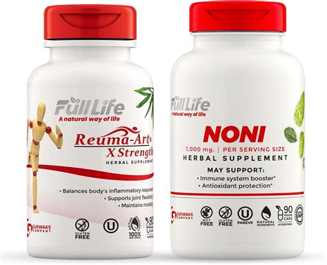 Full Life Reuma Art X Strength And Noni Capsules Herbal