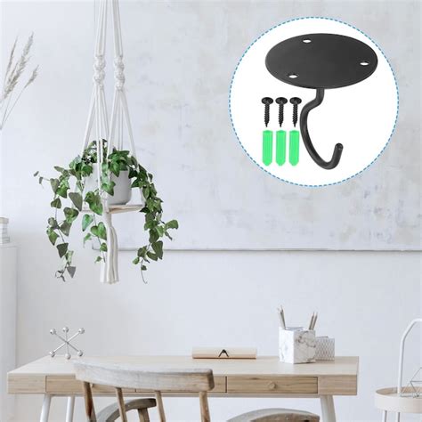 Patikil Ceiling Hook For Hanging Plants 3pcs Thickened Carbon Steel